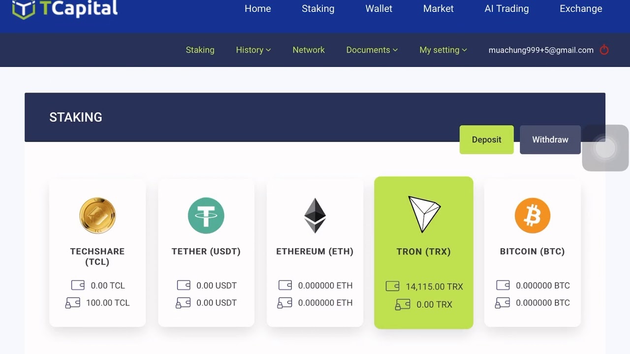 [TCapital] Hướng dẫn rút lợi nhuận TRON từ Tcapital về ví Trust chỉ 30 ...