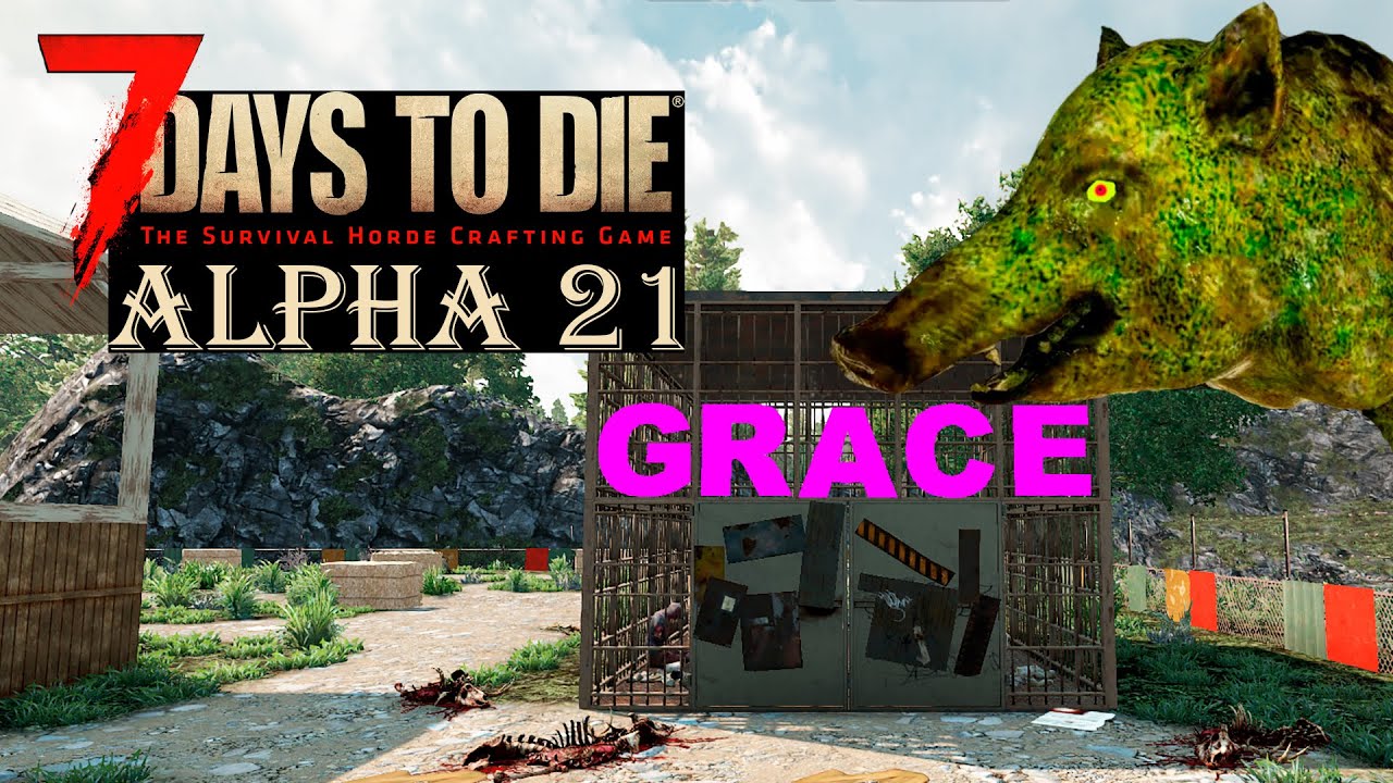 39 MISIÓN GRACE 7DTD A21 Demente Gameplay español - YouTube