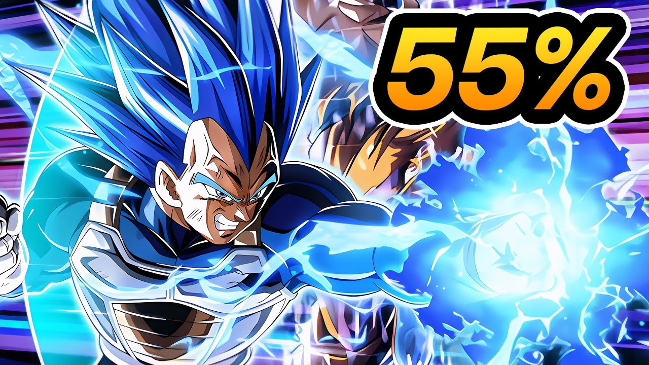 LR STR BLUE EVO VEGETA ที่ 55% ทลายขีดกำจัดไปอีกขั้น ! [DBZ: Dokkan ...