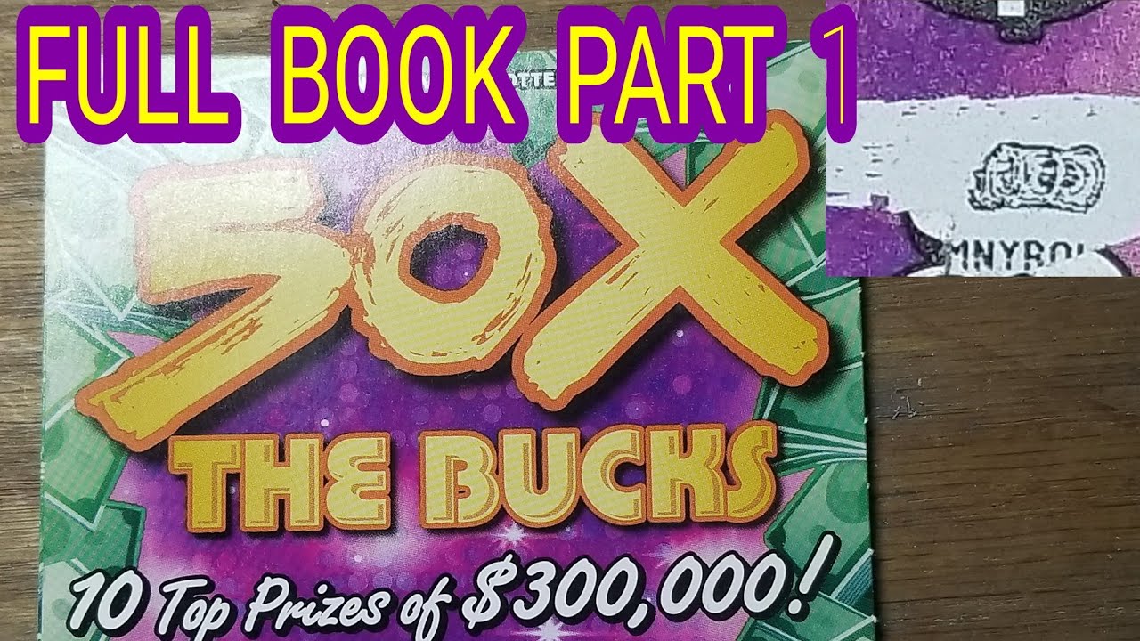FULL BOOK Part 1 50x the BUCKS. Pa lottery scratch tickets. - YouTube