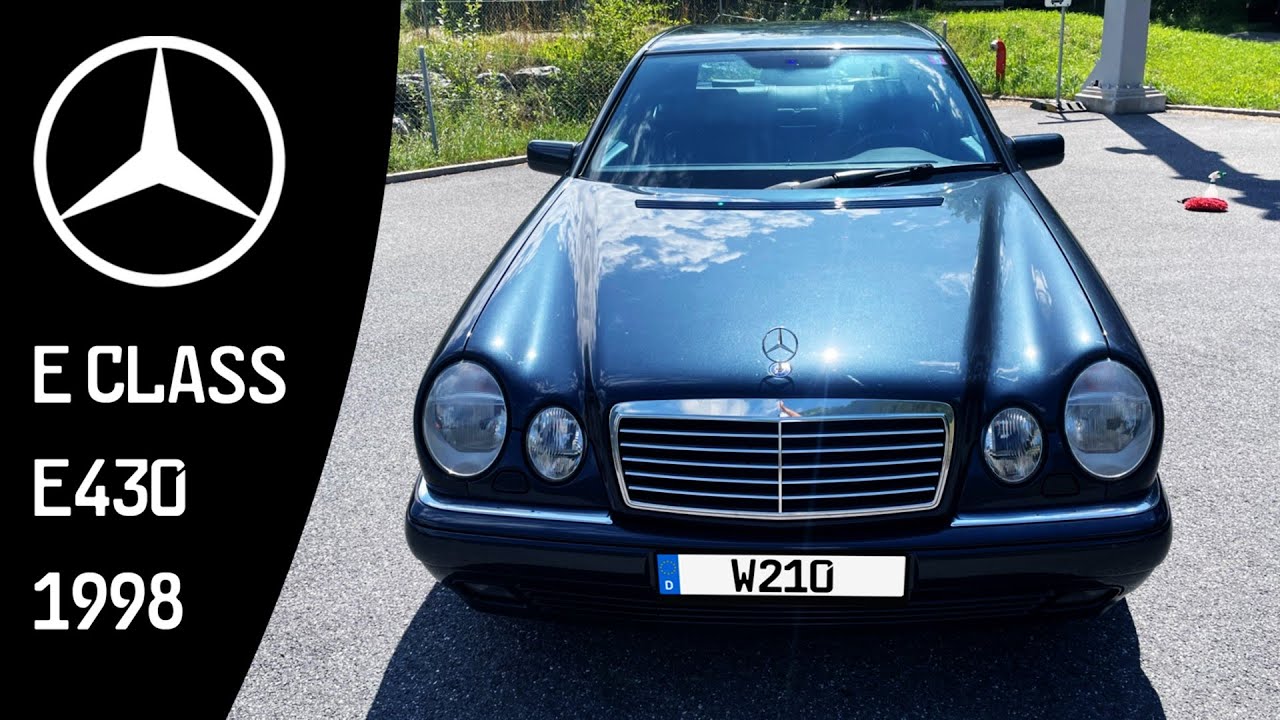 Mint 1998 Mercedes Benz E430 with V8 (W210) on AMG Styling 2 rims #w210 ...