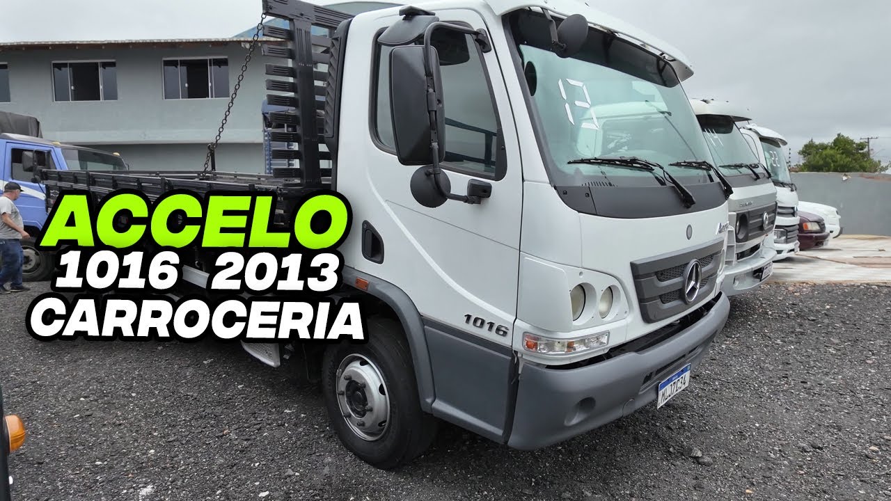 OPORTUNIDADE CAMINHÃO MERCEDES BENZ ACCELO 1016 2013 NA CARROCERIA NA ...