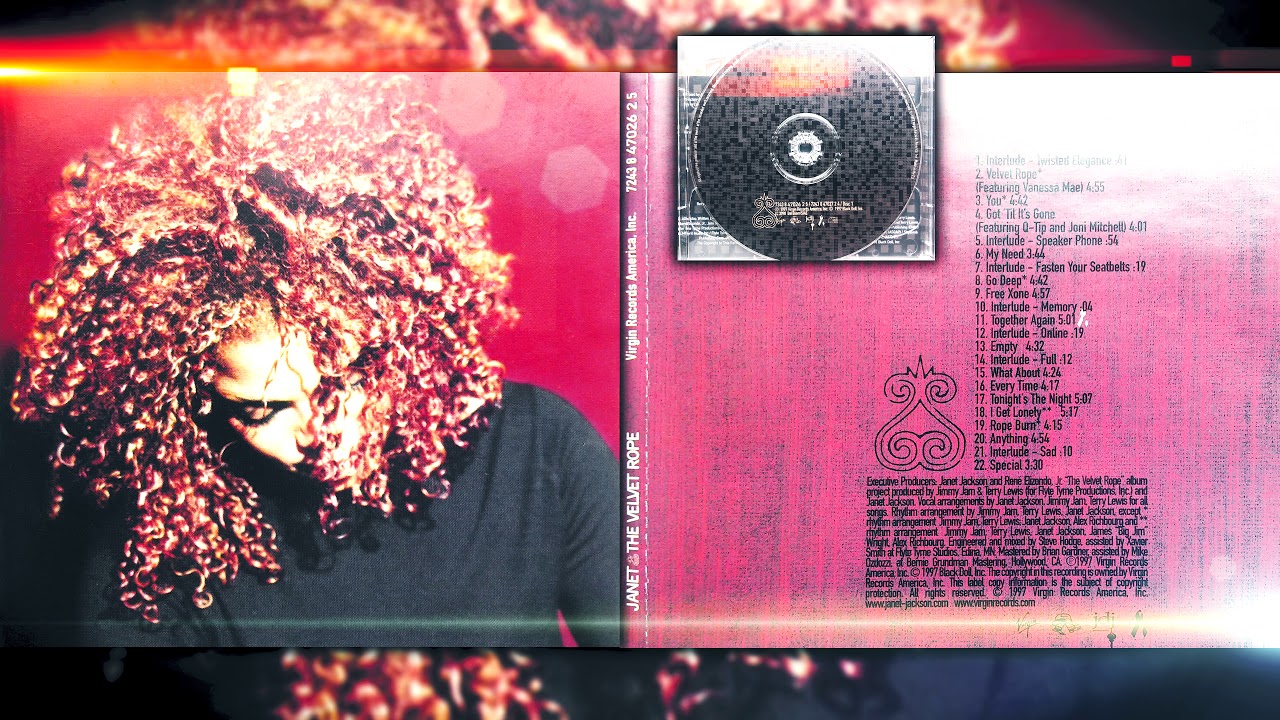 자넷 잭슨 Janet Jackson (The Velvet Rope Special Edition)💽FULL ALBUM™🎧 ...