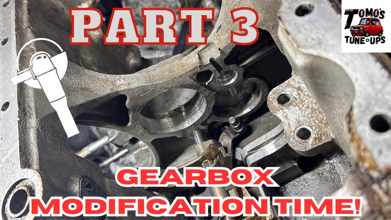 Straight cut gearbox conversion on a Classic Mini - A series to A+ ...