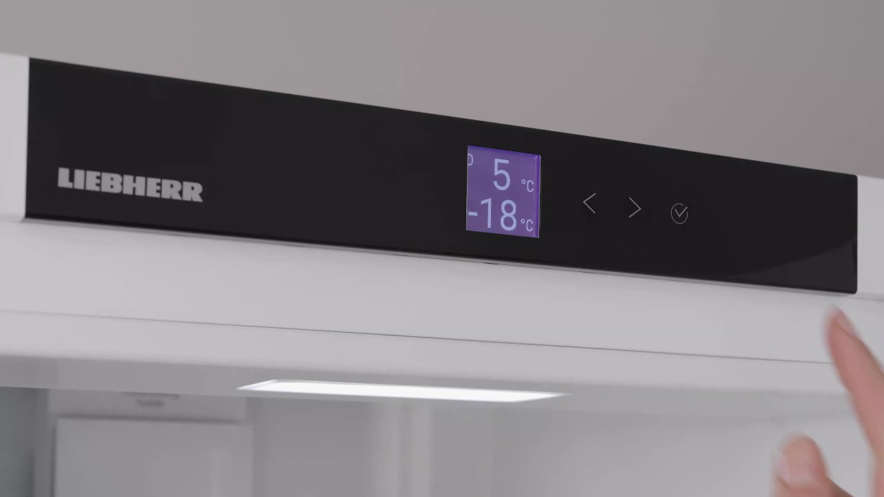 Liebherr koelkast en vriezer touch display - YouTube