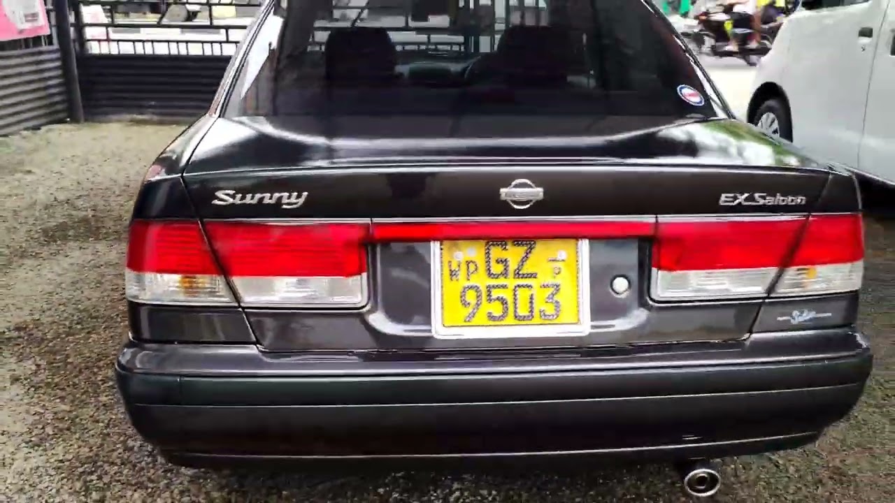 Nissan sunny FB15 EX SALOON 2000 - YouTube