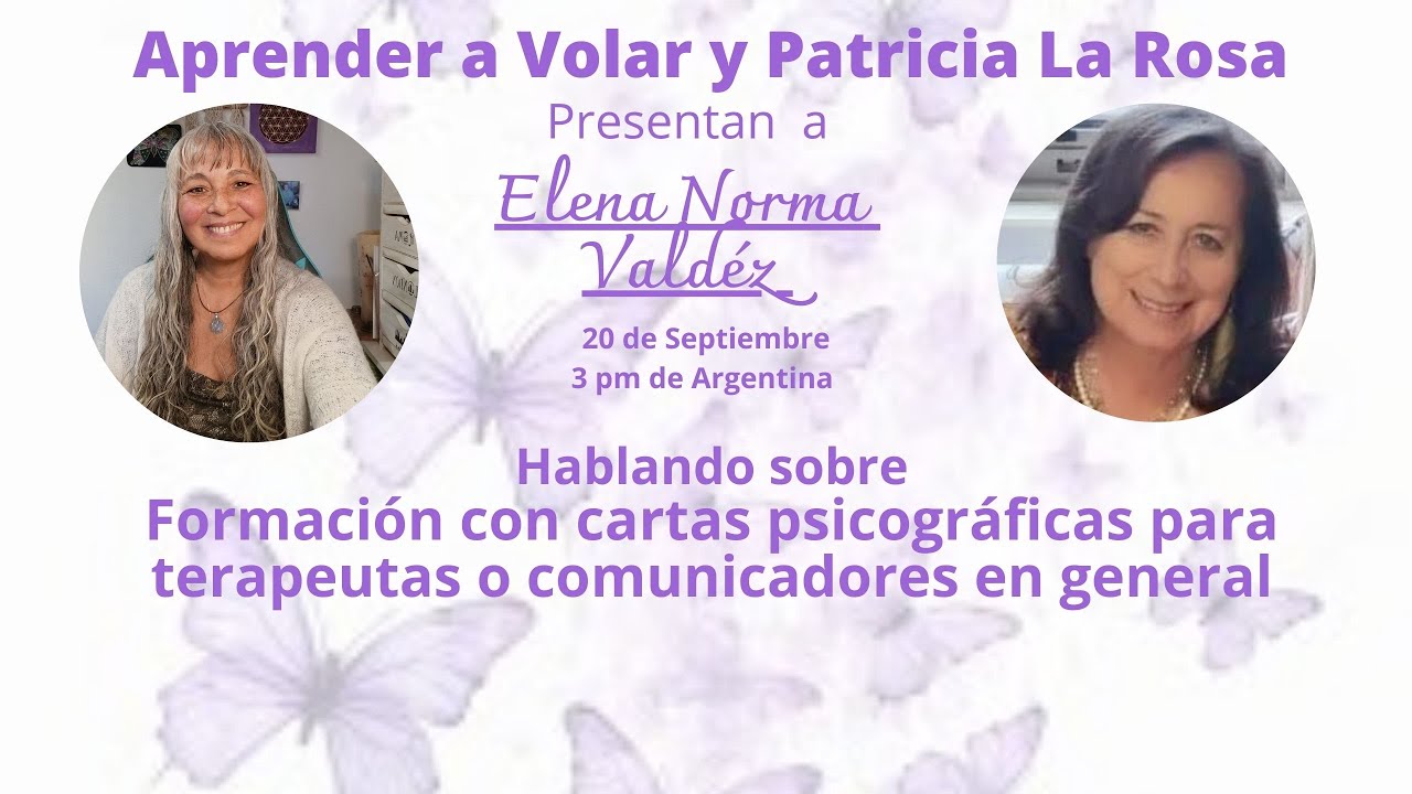 634 - Elena Norma Valdéz - Formación con cartas psicográficas - YouTube