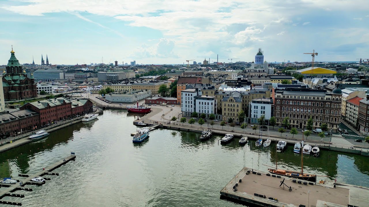 Helsinki Pohjoisranta, Halkolaituri, Katajanokka and Tervasaari, July ...