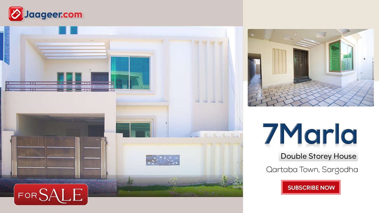 7 Marla Double Storey House For Sale In Qartaba Town - YouTube