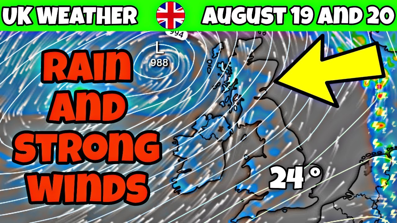 UK WEATHER ⛈️ UK weather forecasts today and tomorrow / UK temperatures ...