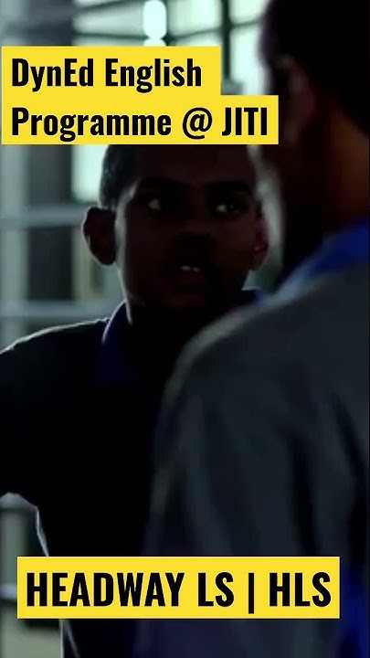 DynEd English Programme at JITI - YouTube