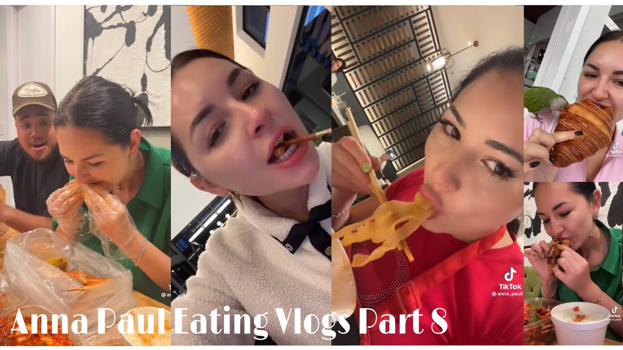 Wholesome Anna Paul Eating Vlogs Part 8 - YouTube