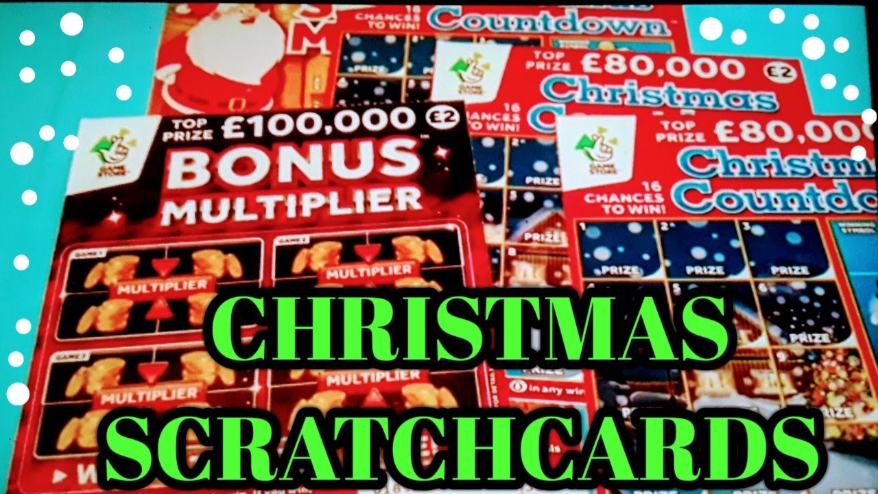 WINNERS...CHRISTMAS SCRATCHCARDS..SANTA'S MILLIONS CHRISTMAS COUNTDOWN ...