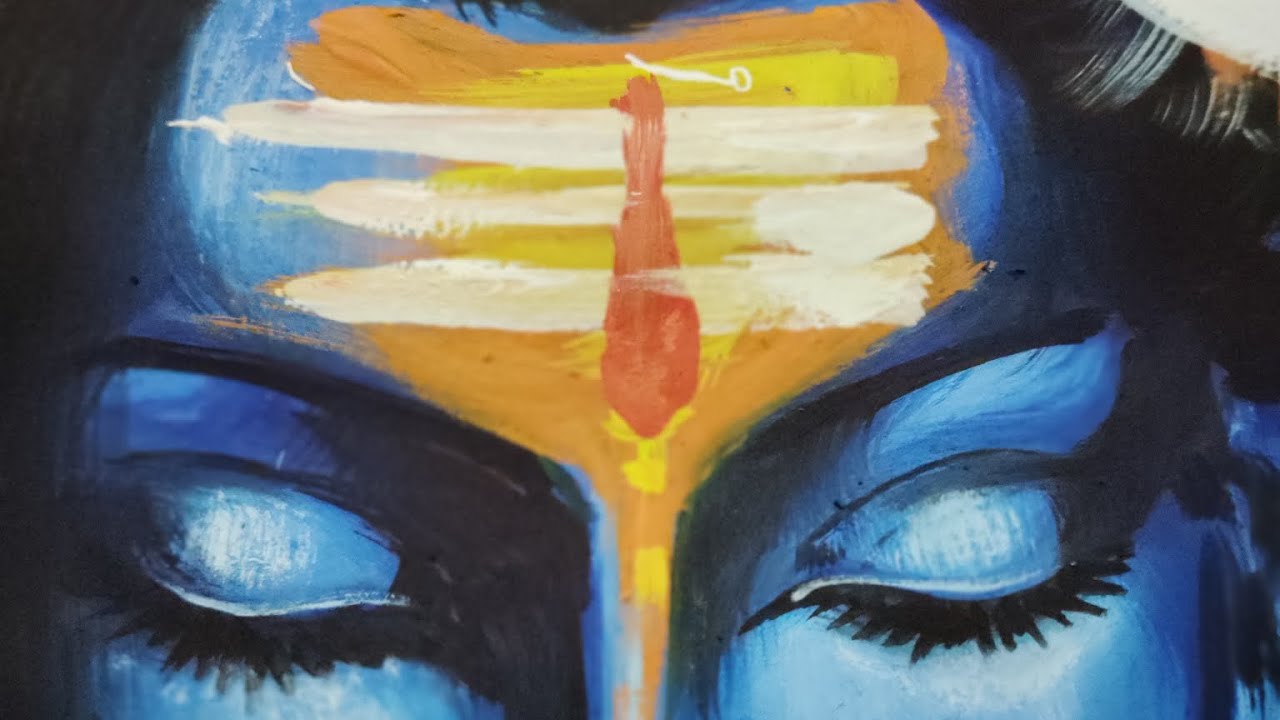 mahadev abstract painting @ranjanavijay_art - YouTube