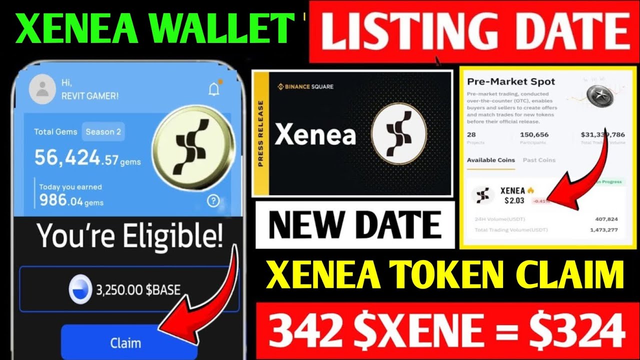 Xenea Wallet Listing Date | Xenea Airdrop New Update | Xenea Wallet ...