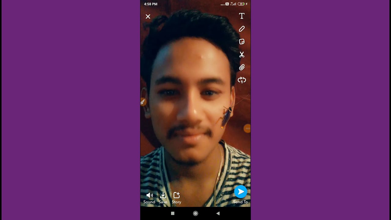 How to get cockroach on face filter on Snapchat, Instagram,tiktok2024 ...