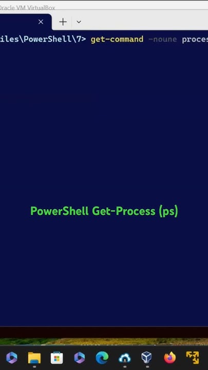 PowerShell Get-Process (ps) - YouTube