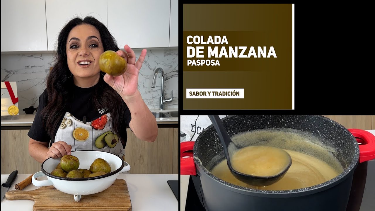 Colada de Manzana pasposa - YouTube