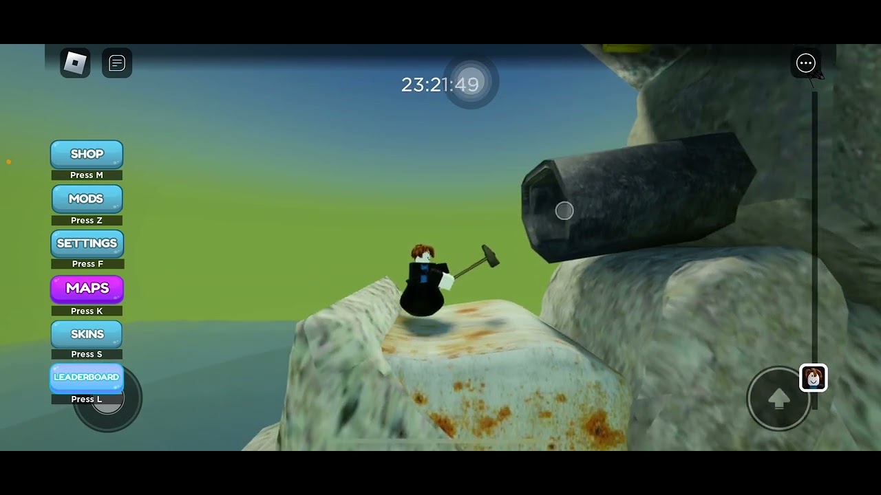 Getting over it - Roblox - YouTube