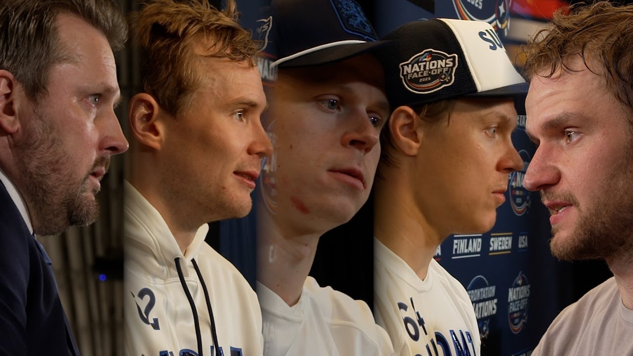 Suomen joukkue ruotii USA-tappiota 🇫🇮 The Finnish team talks to media ...