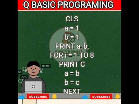 Qbasic Programming | Hacking For YouTube Algorithm #shorts - YouTube
