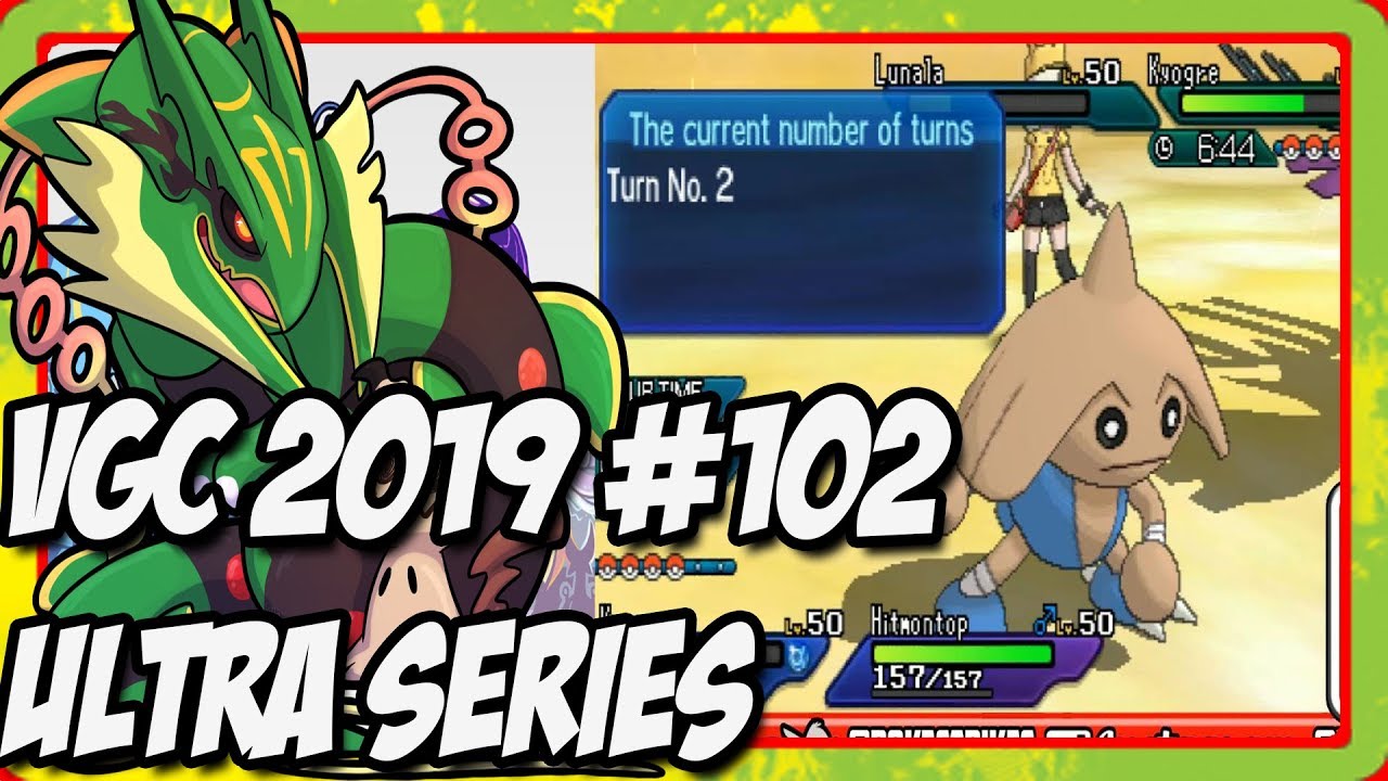 Pokemon USUM VGC 2019 Ultra Series: New Team Bullet Punch Hitmontop ...