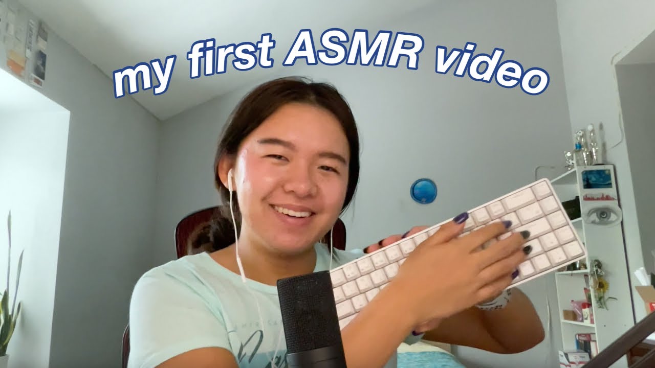 i try ASMR for the first time | my FIRST ASMR video so please be nice 🥹 ...