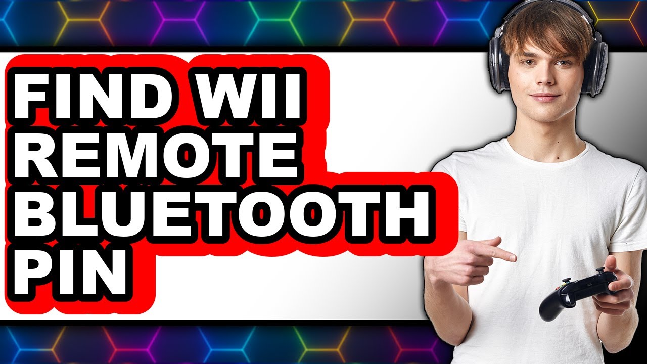 How to Find Wii Remote Bluetooth Pin (only Way) - YouTube