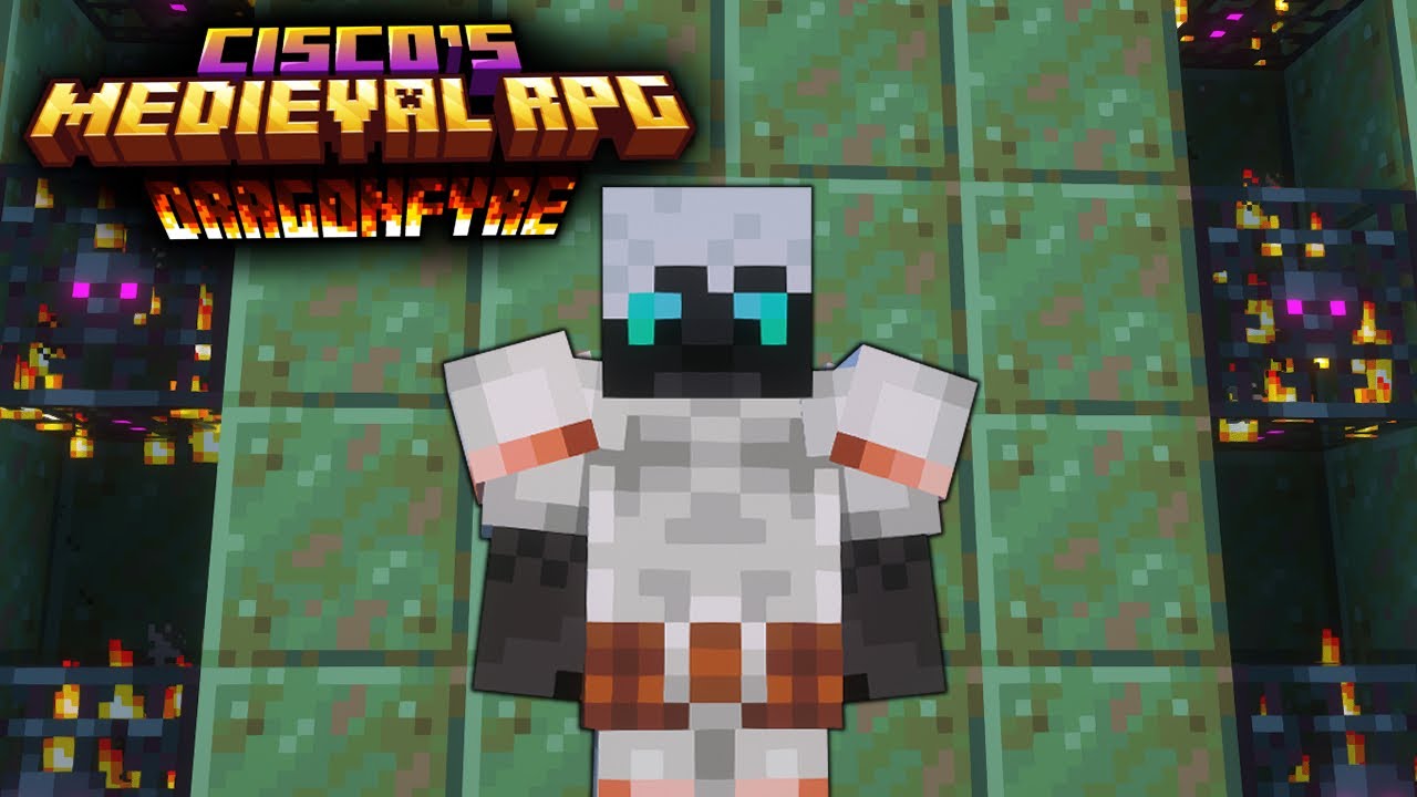 Minecraft Cisco's Medieval RPG Dragonfyre [Ep-6] Making a Mob Farm ...