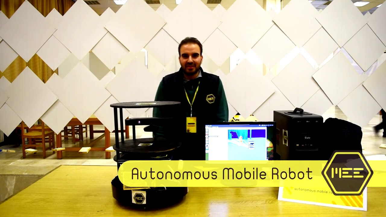 autonomous mobile robot MEE4 project - YouTube