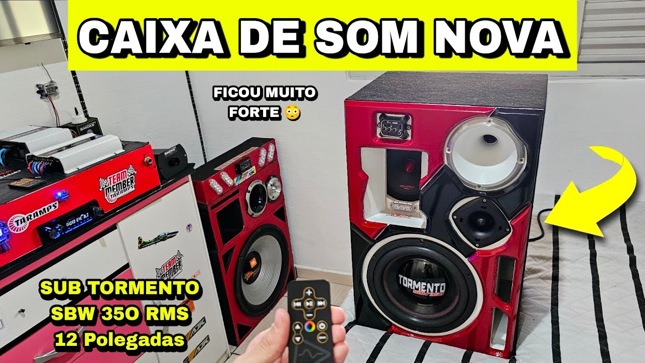 Projeto Residencial com Sub Tormento 12 Polegadas! Ficou absurdo de forte 😳 - YouTube