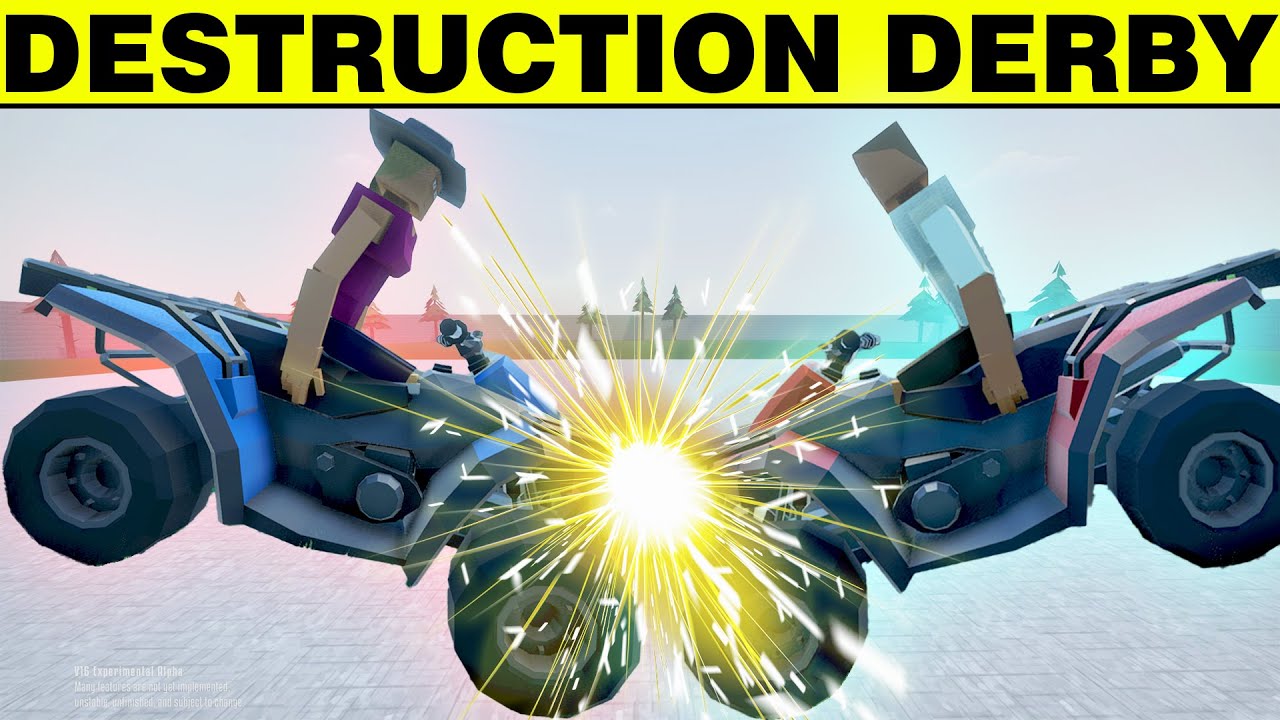 EXTREME Demolition Derby In Gorebox V16! - YouTube