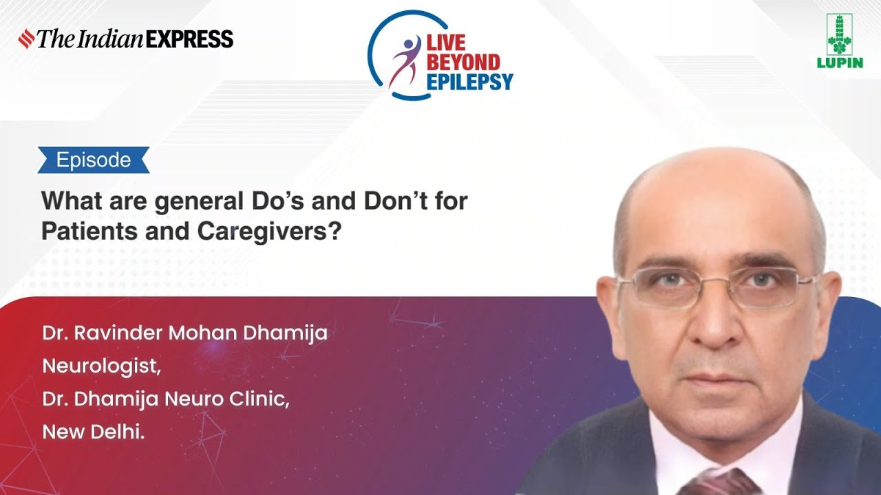 Dr. Ravinder Mohan Dhamija || Live Beyond Epilepsy || Indian Express - YouTube