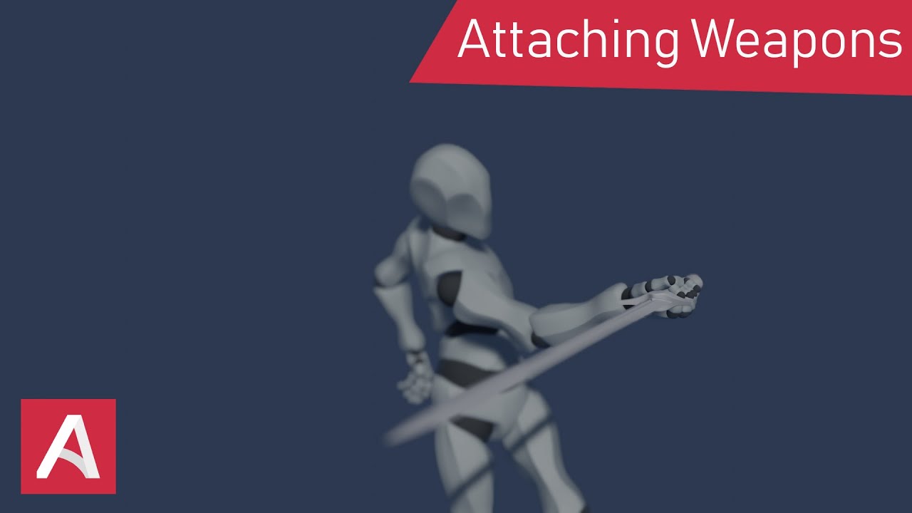 Armory3d Attach Weapon To Character Logic Nodes Youtube