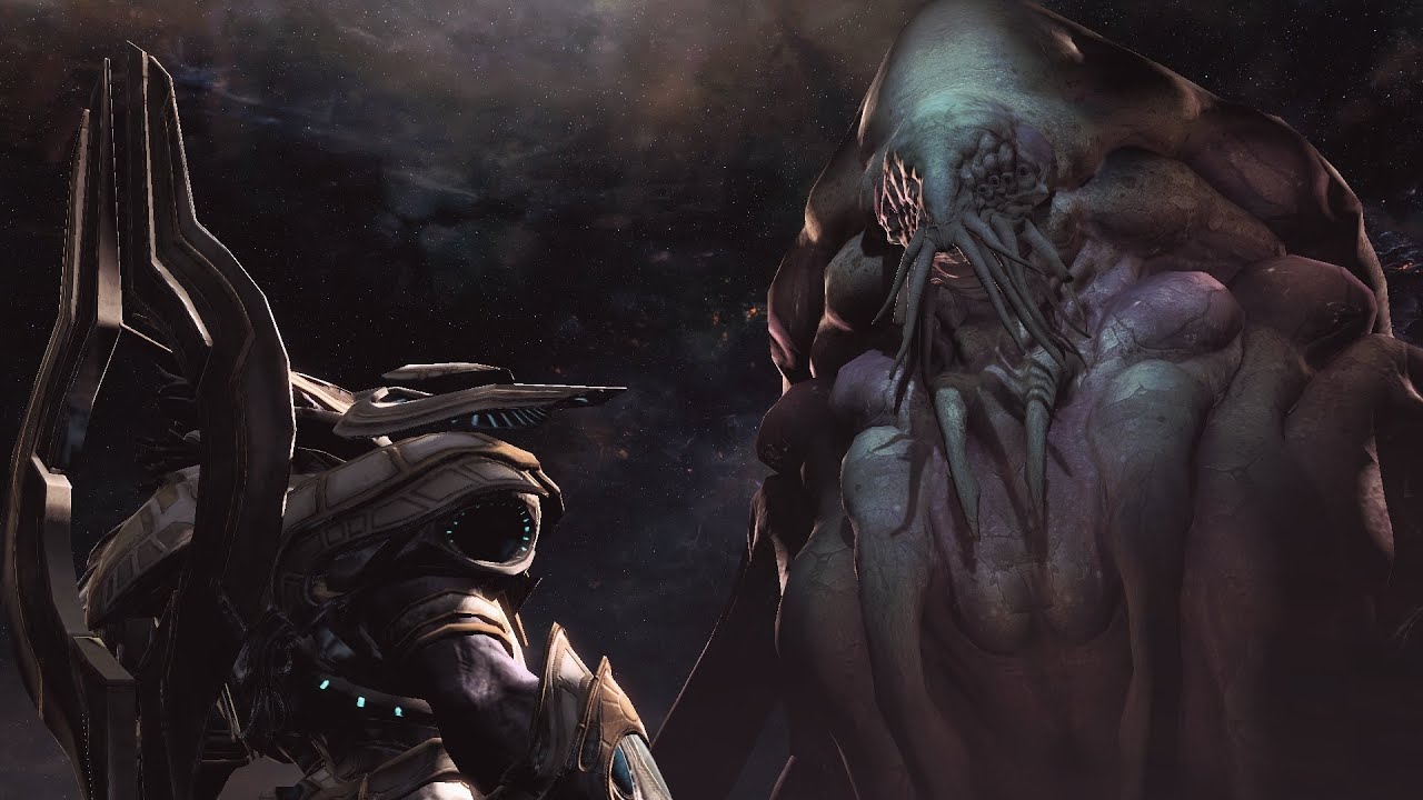 SC2 LOTV Artanis meets Xel'Naga Cinematic - YouTube