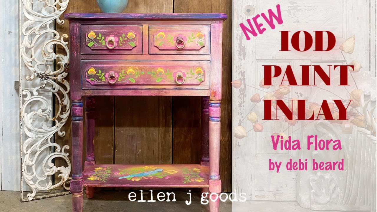 Iron Orchid Designs Vida Flora Paint Inlay and How to apply an Inlay ...