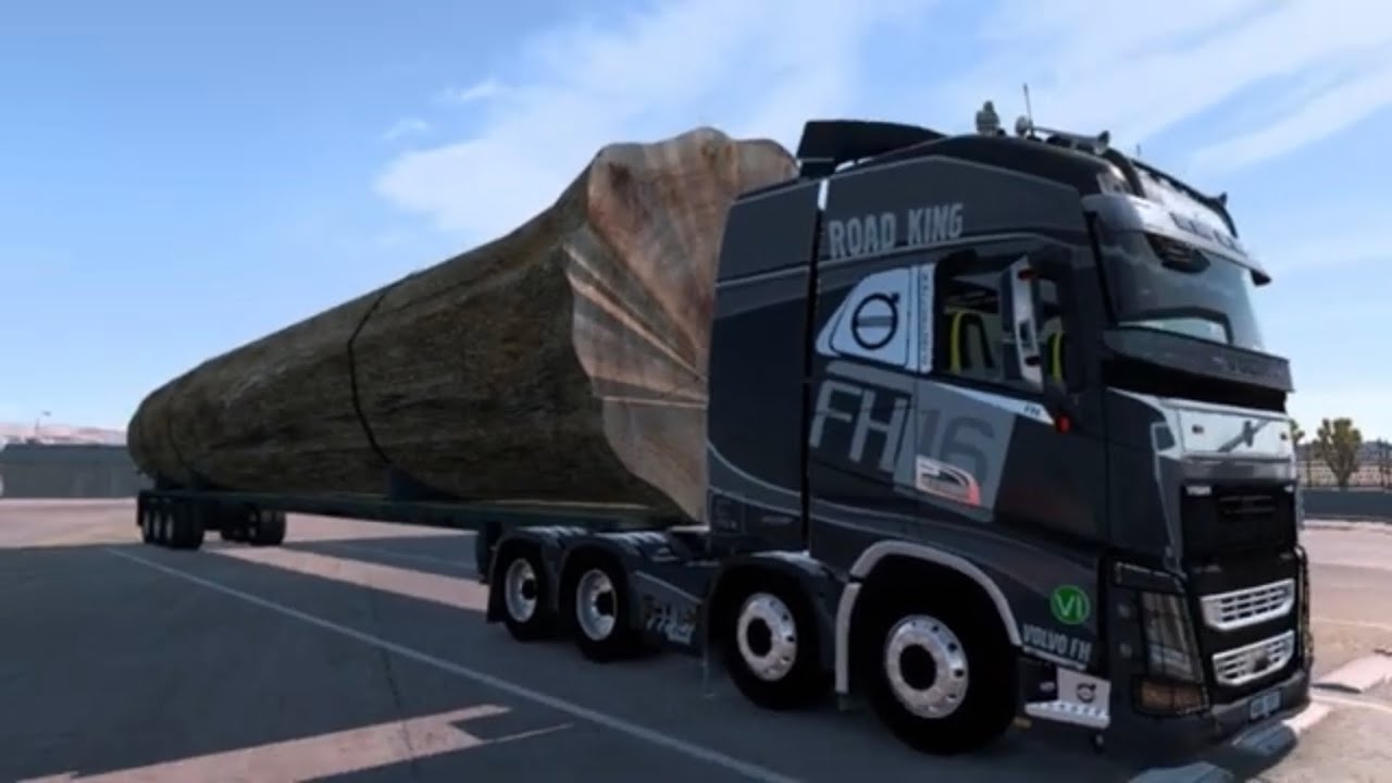 American truck simulator/ATS Mods 1.47 Volvo FH16 2012 (8x4) - YouTube
