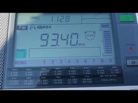 FM Bandscan on a hill, in Tetoiu village, Valcea county