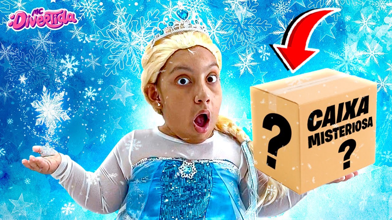 Maria Clara brinca de PRINCESA com a caixa misteriosa - MC Divertida ...