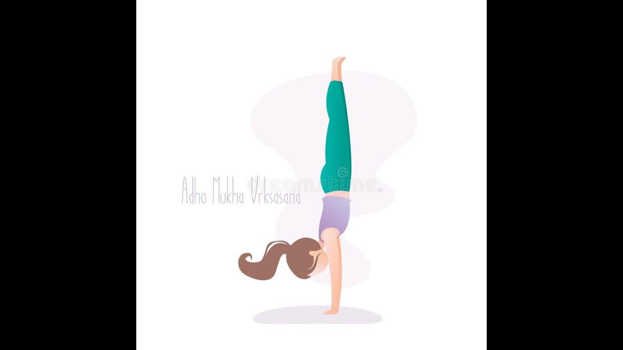 Yoga for Children and Adults - Handstand Against The Wall - YouTube