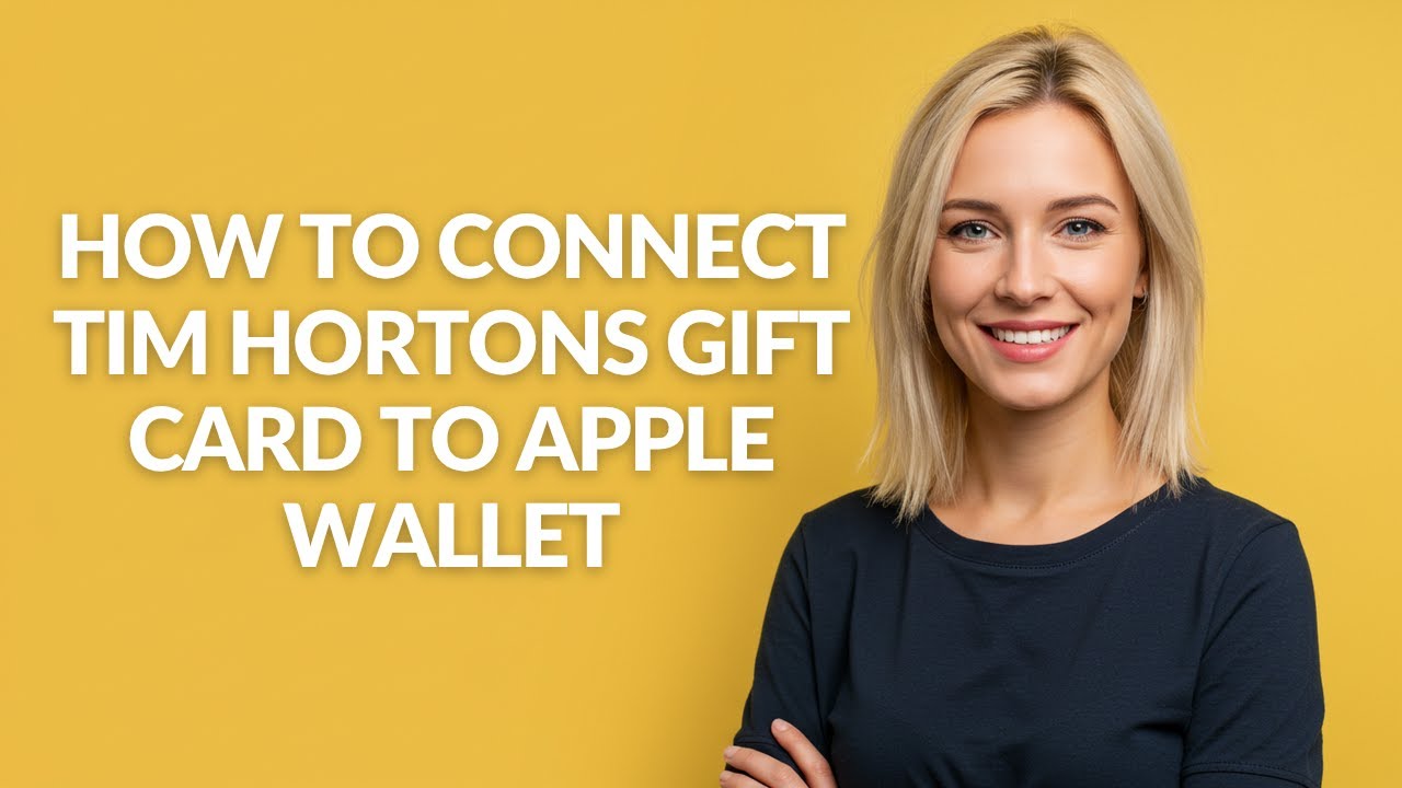 HOW TO CONNECT TIM HORTONS GIFT CARD TO APPLE WALLET - Julia'sTutorials ...