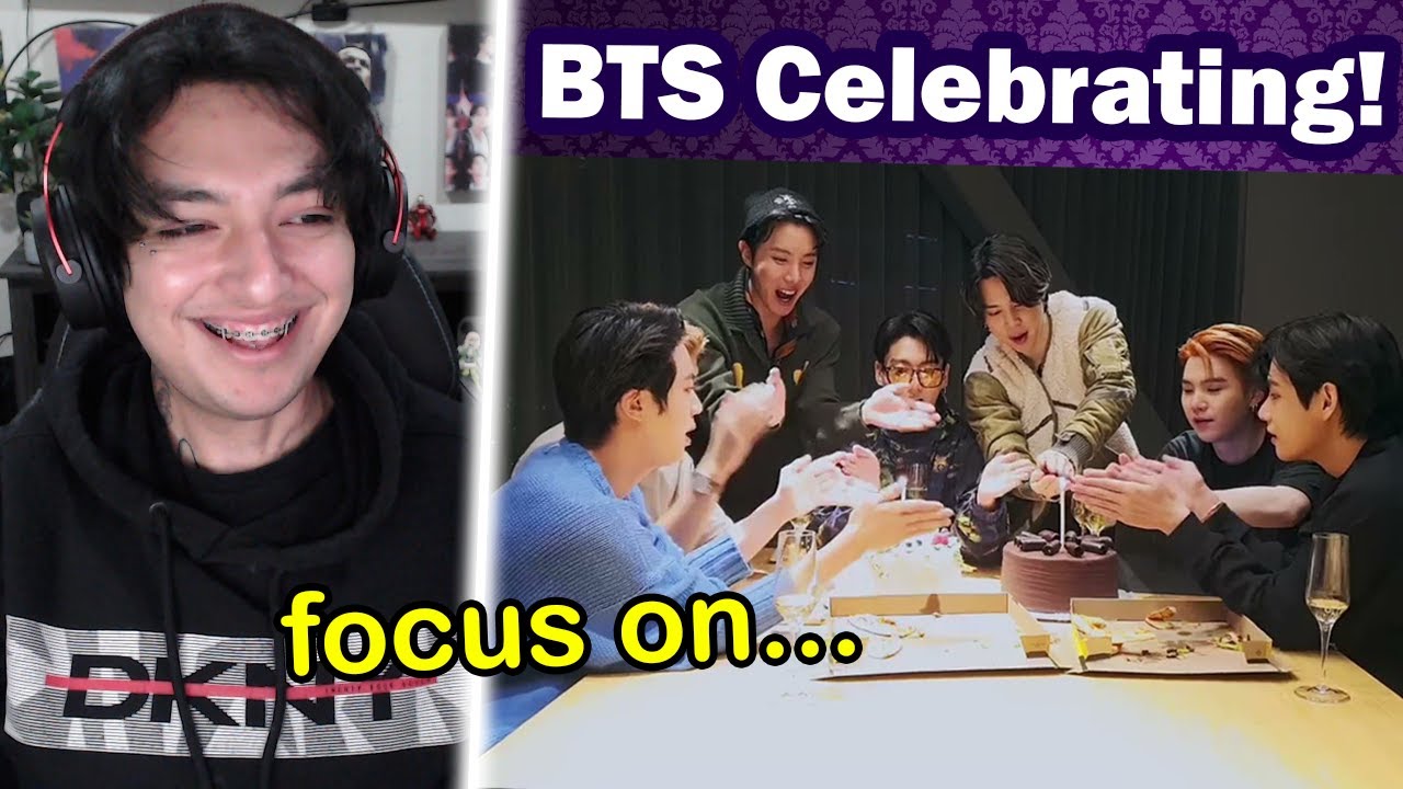 When BTS celebrated their 2021 AMA's Awards - BTS Vlive Reaction - YouTube