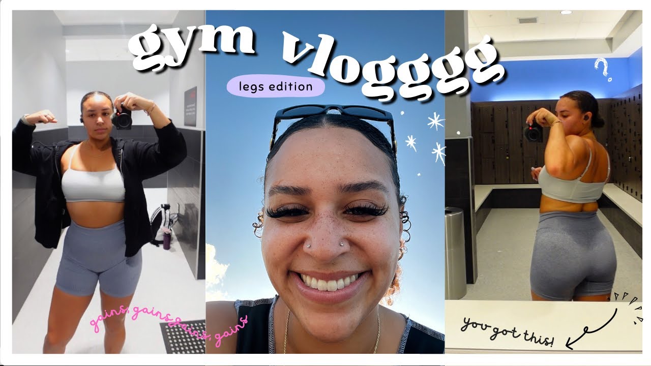 Come to the Gym with me | Gym Vlog | Leg Day Edition - YouTube