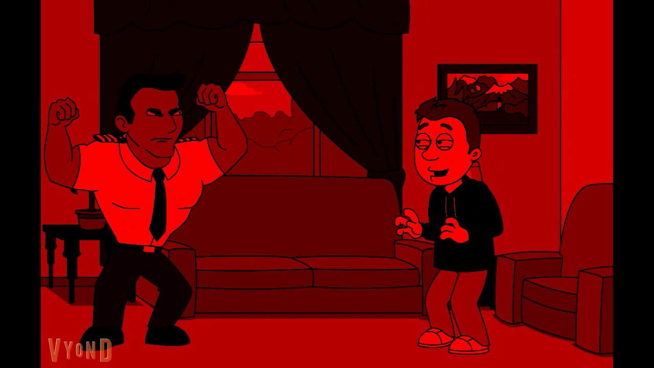 Patrick changes his dad's voice and gets grounded - YouTube