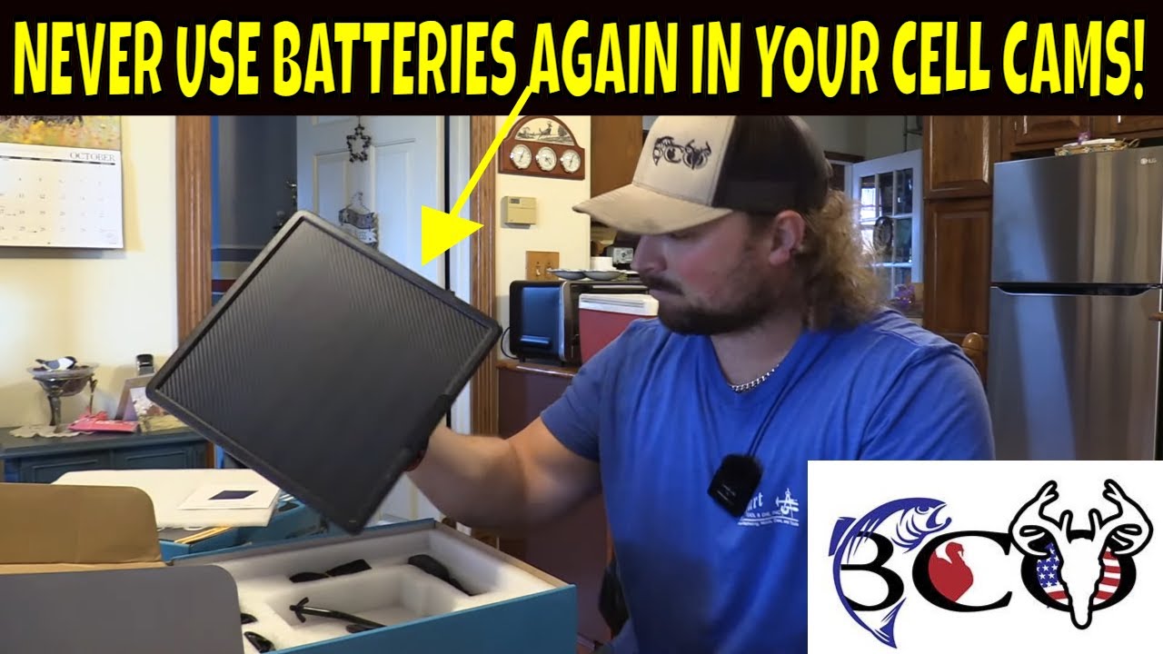 the BEST solar panel option for trail cameras? | bco review | - YouTube