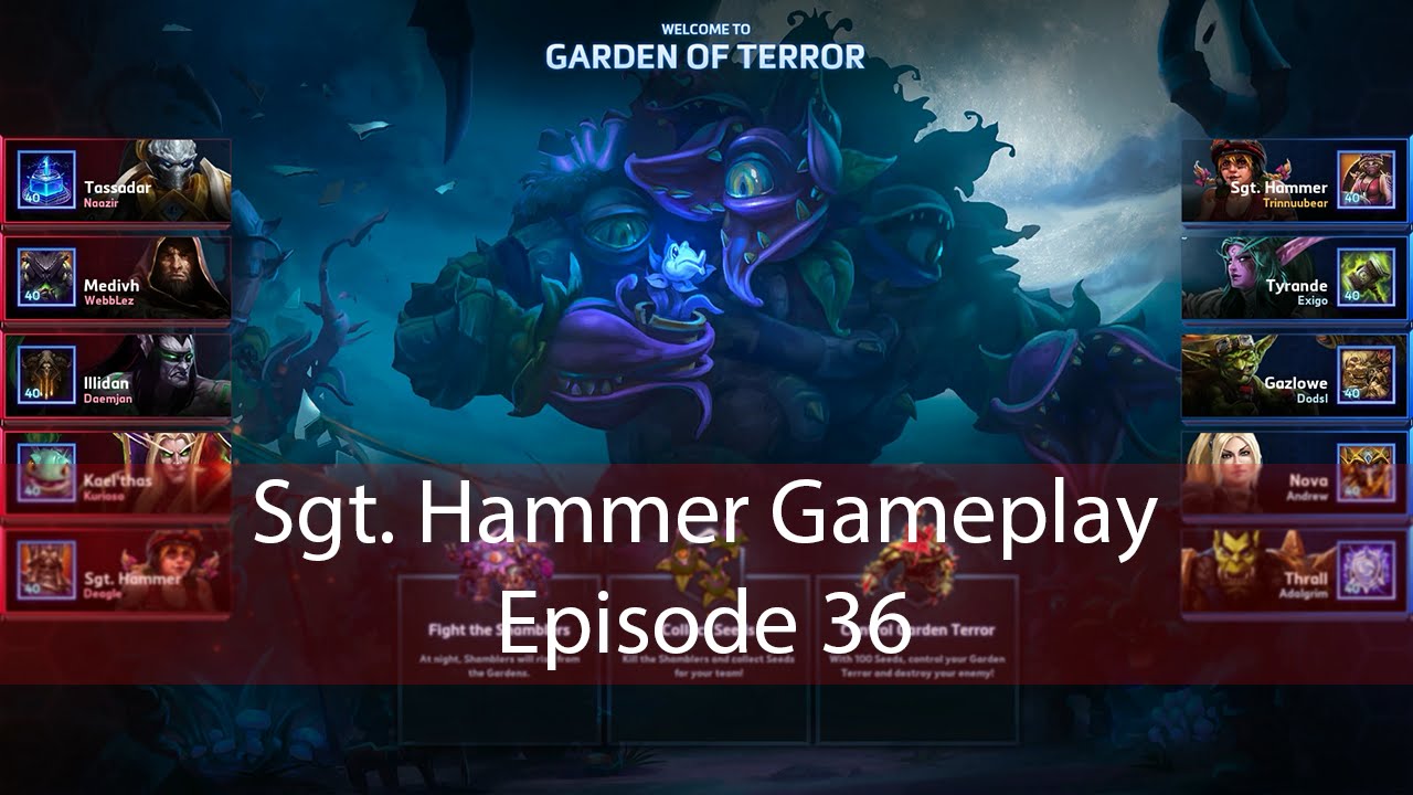 Heroes of the Storm: Sgt. Hammer Gameplay Episode 36 - YouTube