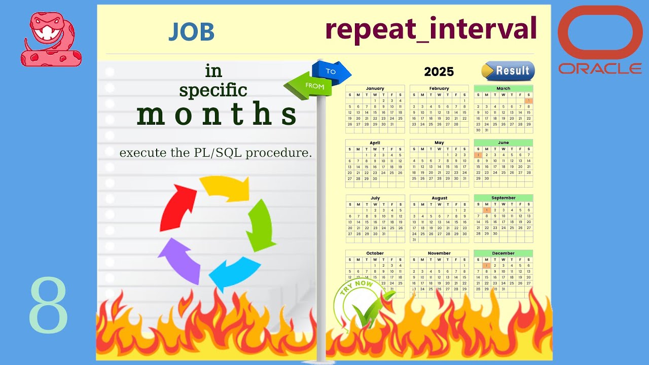 Oracle repeat_interval[8]: in specific months - YouTube