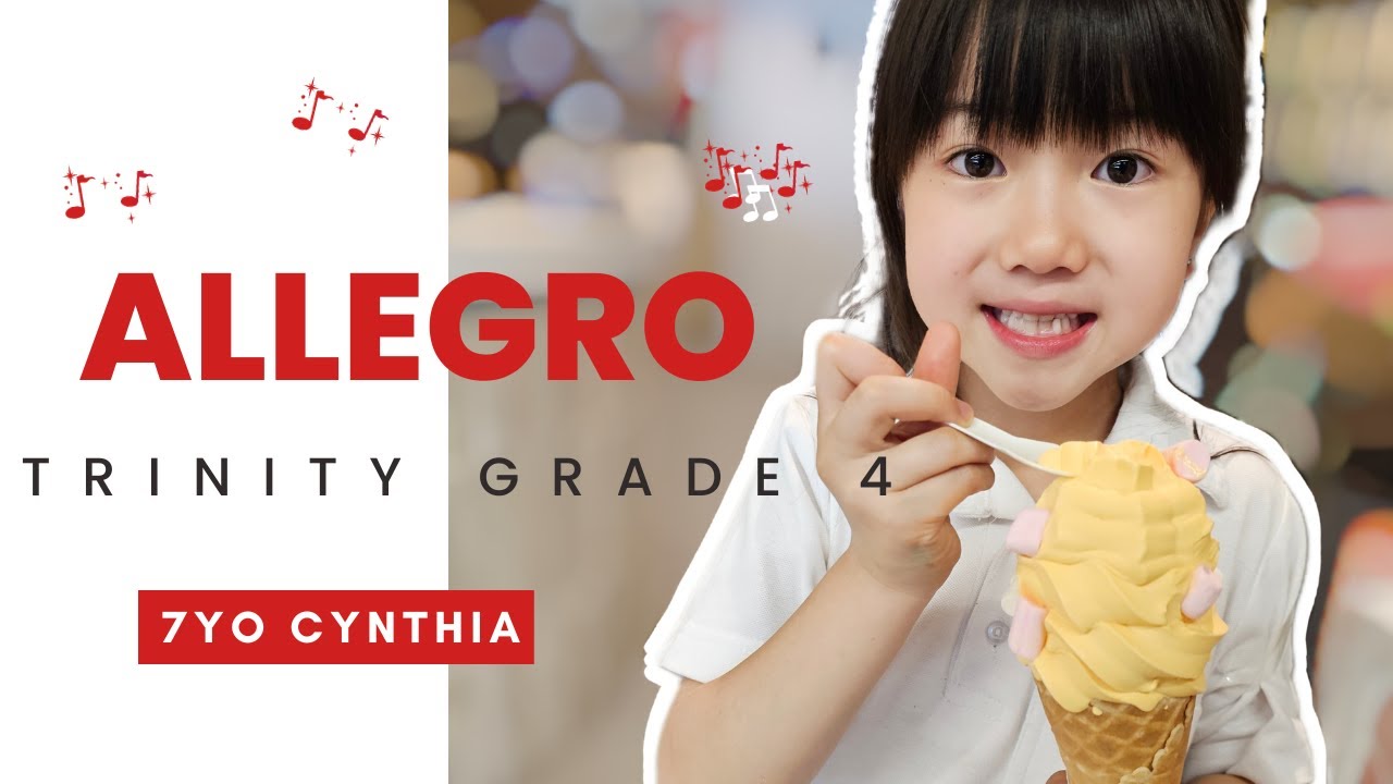 Trinity Violin Grade 4 Allegro: Last Rehearsal before Exam by a 7-Year ...