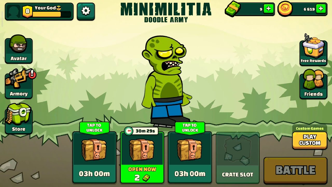 Mini militia mini outpost.. - YouTube