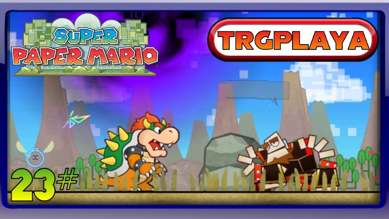 Super Paper Mario Walkthrough - Part 23 - Chapter 5-2 Pixels, Tablets ...